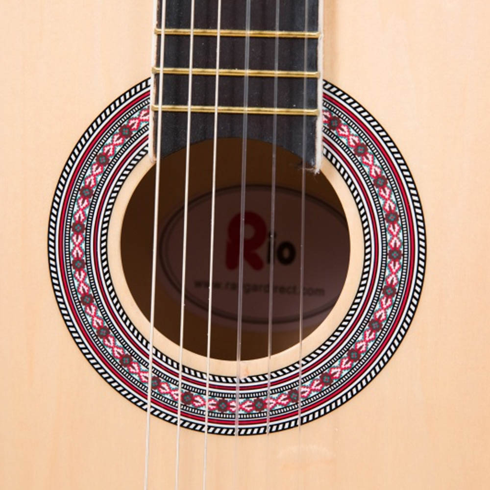 Rio 4/4 size (39") Acoustic Classical Guitar - Natural | Free & Fast P&P